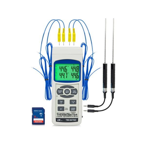 4 CHANNELS THERMOMETER TM-947SD - thaimetrology