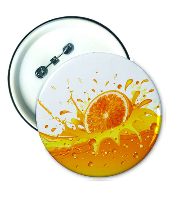 เข็มกลัดสกรีนรูปภาพ Orange Badge - hyperlabthailand