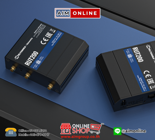 Router 4G รุ่น RUT200 Industrial Cellular ราคาพิเศษ 5,850.- - aimgroup