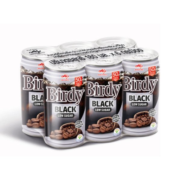 เบอร์ดี้ แบล็ค น้ำตาลน้อย 180 มล. แพ็ค 6 - drinkatayutthaya