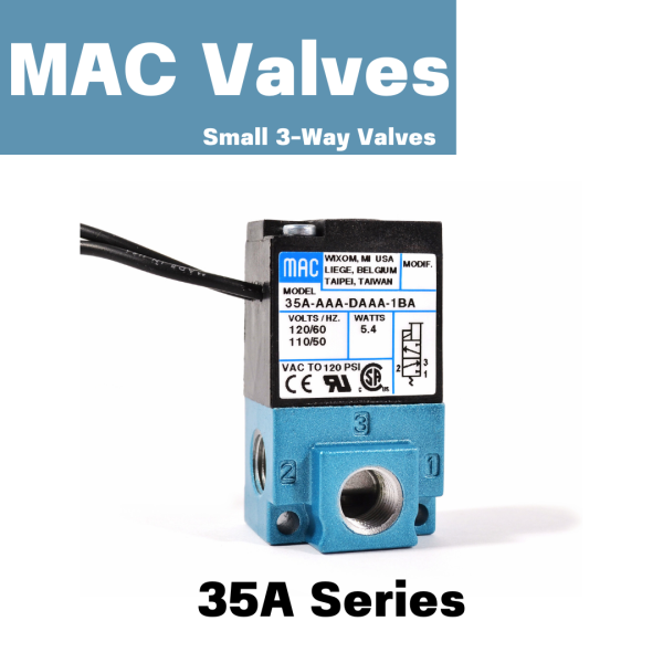 MAC Valves 35A Series Small 3-Way Valves - pneutecthai