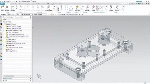 Multiple Start Threading with NX for Manufacturing - dtm-thailand