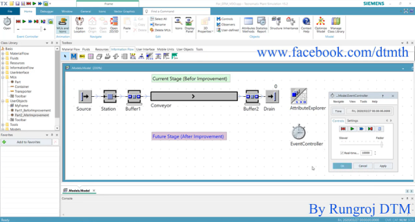 Tecnomatix Plant Simulation Application 1.2 - dtm-thailand