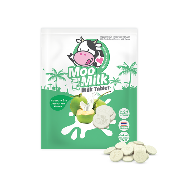Moomilk Milk Tablet Coconut Milk Flavor - sunfoodthailand