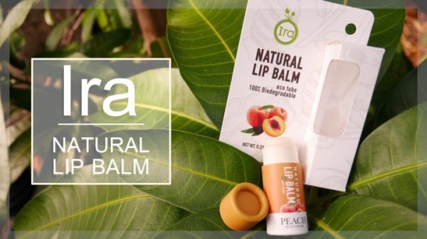 Ira Lip Balm เป็นเเท่งกระดาษย่อยสลายได้ - iranatural