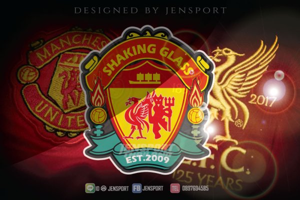 สุดยอดการ รังสรรค์ ออกแบบโลโก Liverpool x Manchester United - jensports