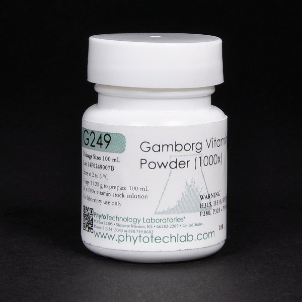 Gamborg Vitamin Powder (1000X) - smartscience