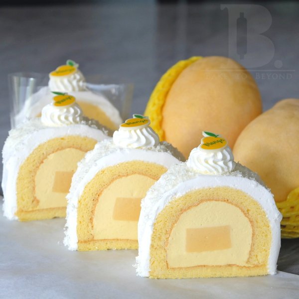 มะม่วงมูสเค้กโรล - baketobeyond
