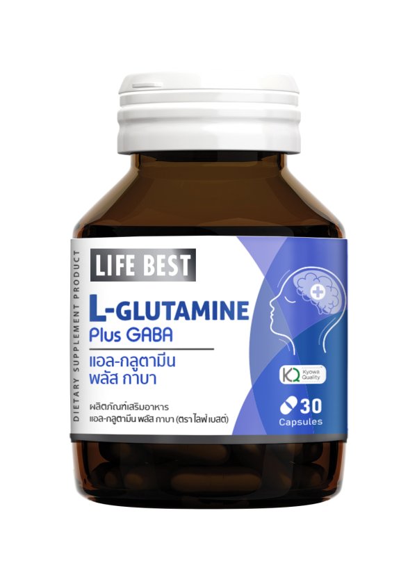 LIFE BEST GLUTAMINE PLUS GABA ไลฟ์เบสต์ แอลกลูตามีน พลัส กาบา (30 ...