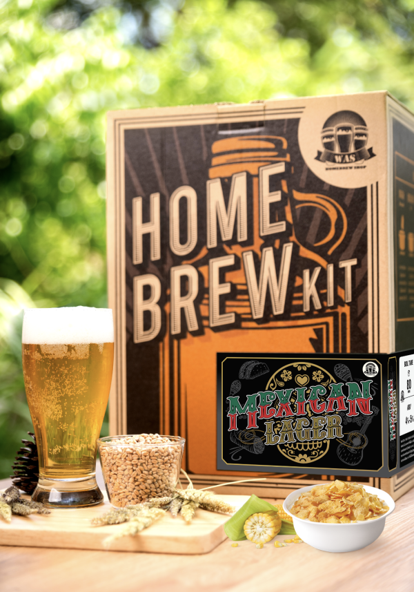 WAS HOMEBREW KIT Mexican Lager 4/10/20Liters - washomebrew