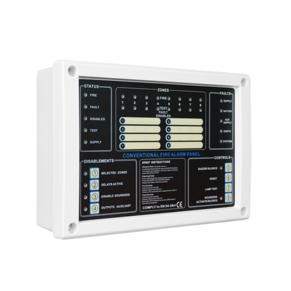 Fire Alarm Repeater Panel 8 Zones - numensthailand