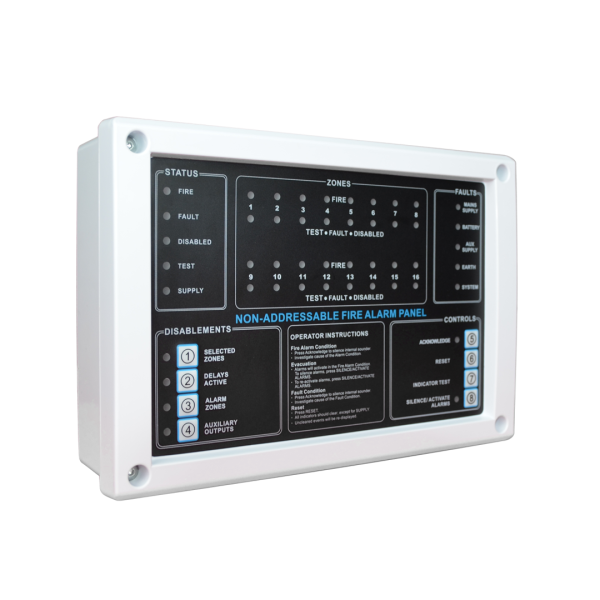 Fire Alarm Repeater Panel 16 Zones - numensthailand