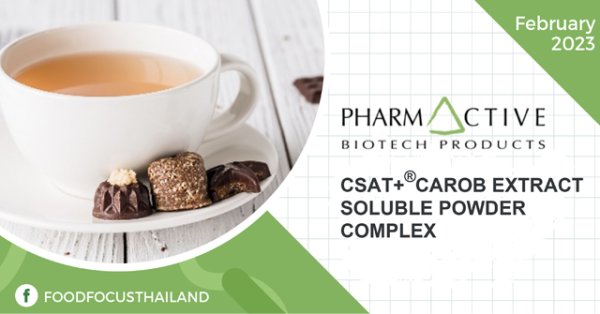 CSAT+® CAROB EXTRACT SOLUBLE POWDER COMPLEX - foodfocusupdate