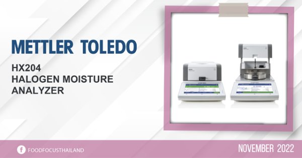 HX204 HALOGEN MOISTURE ANALYZER - foodfocusupdate