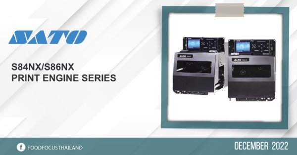 S84NX/S86NX PRINT ENGINE SERIES - foodfocusupdate