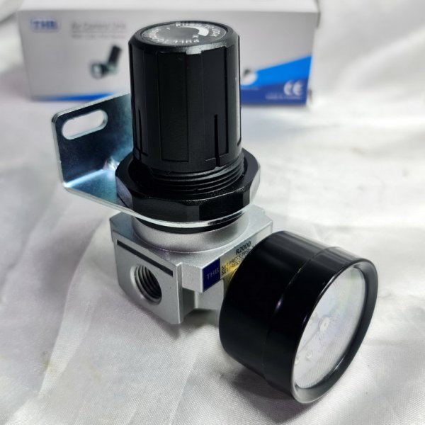 TAIWAN แท้!!! ตัวปรับลมตั้งลม + เกจวัด THB R2000 REGULATOR ตัวตั้งลม ...