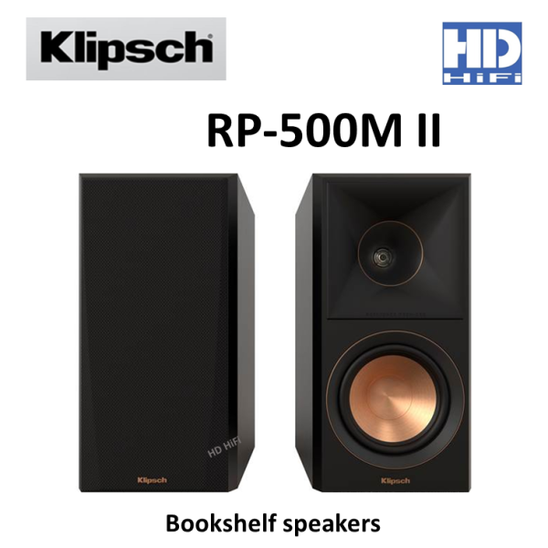Klipsch RP-500M II Bookshelf speakers (Ebony) - hd-hifi