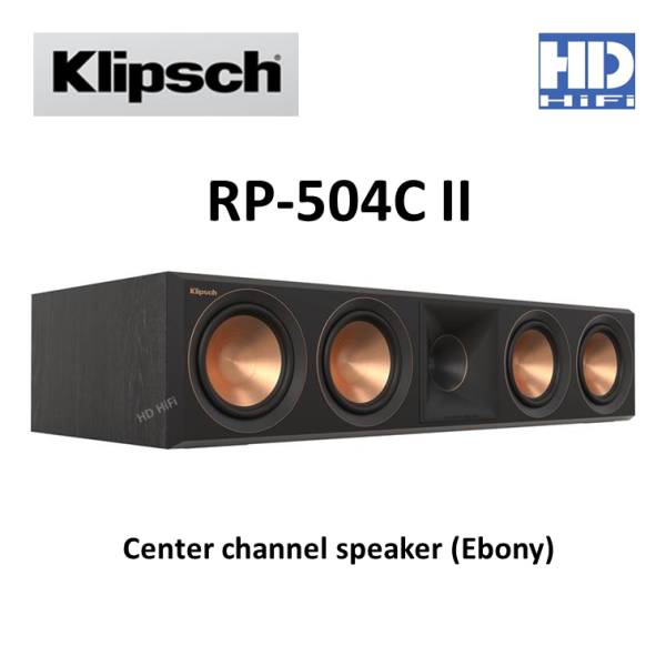 Klipsch RP-504C II Center speaker (Ebony) - hd-hifi