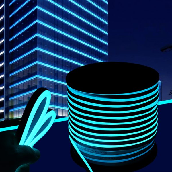 LED STRIPS NEON ICE BLUE SMD2835 5.7W 120pcs./m. 20M/Roll IP65 ...