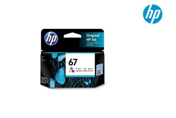 HP 67 Tri-color Original Ink Cartridge - tonerprintthai