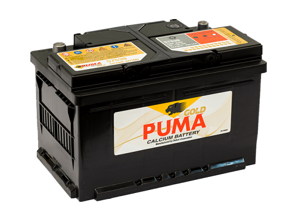 Battery PUMA GOLD LBN3 (DIN75) (Sealed Maintenance Free Type) 12V 75Ah ...