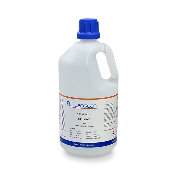 Ethanol absolute (HDPE) 99.7% #AR1380, RCI-Labscan - unionsci