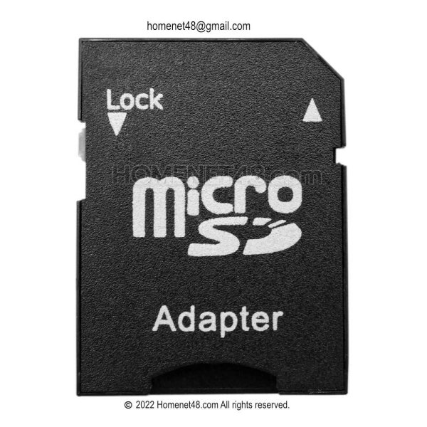 Micro SD Adapter สำหรับแปลง Micro SD เป็น SD Card - homenet48