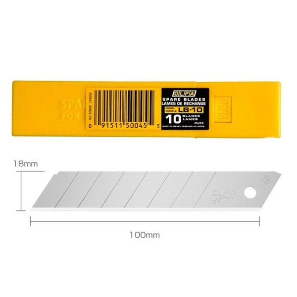 ใบมีดคัตเตอร์ใหญ่ OLFA LB-10 - wattanaphan
