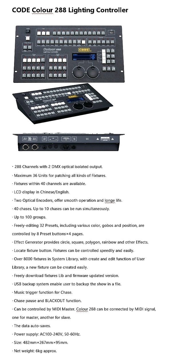 CODE COLOUR 288 - tprojectlight