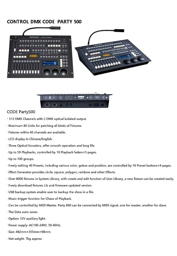 CODE PARTY 500 - tprojectlight