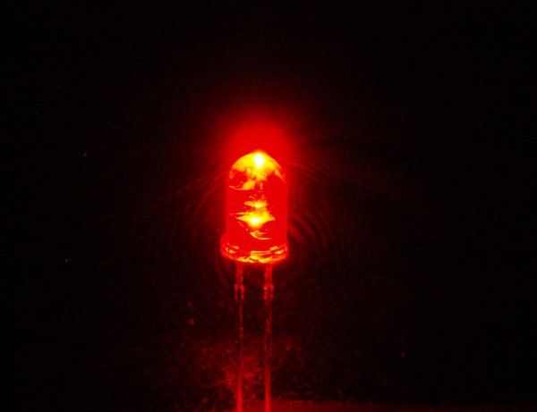 LED 5mm. Red (Super Bright) - basic-robot