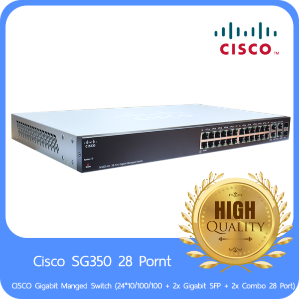 CISCO Gigabit Manged Switch (24*10/100/100 + 2x Gigabit SFP + 2x Combo ...