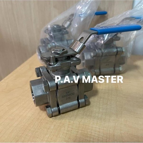 VALTEC BALL VALVE 3PC SS.316 DIRECT MOUNTING 3000 PSI - pneumaticandvalve