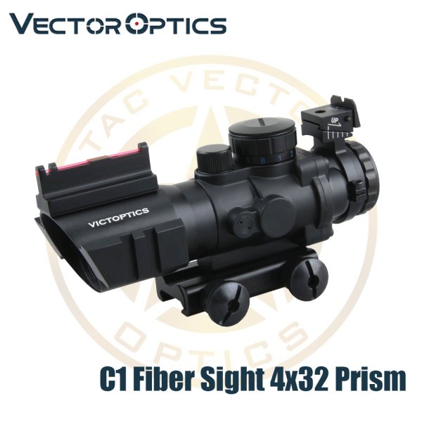 vector optics C1 Fiber Sight 4x32 Prism - bbgunzone