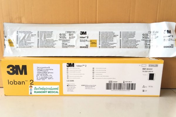 3M Ioban EZ 35x35cm (6640) Pre-Order รอ 2 สัปดาห์หลังโอน - ruangwitmedical