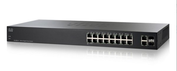 Cisco SG200-18 L2-Managed Switch 16 Port ความเร็ว Gigabit 2Port mini ...