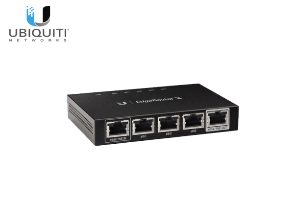 EdgeRouter X (ER-X) Advanced Gigabit Ethernet Router 2 Wan, 5 Port ...