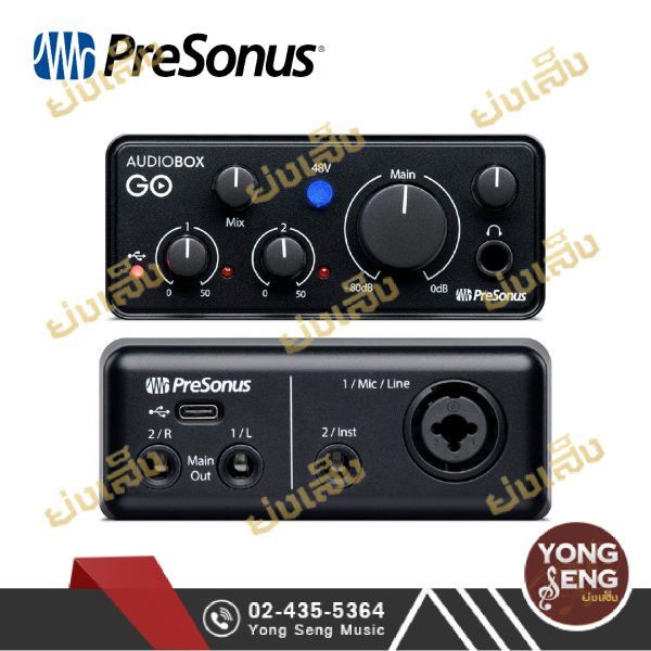 AudioBox Go Interfaces Presonus - yongsengmusical