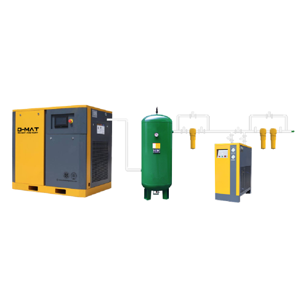 Screw air compressor / Air tank / Air dryer - dmatcnc