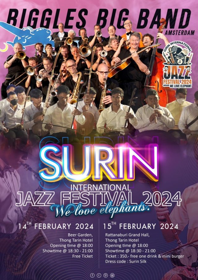 Coming Soon!! Surin international Jazz Festival 2024