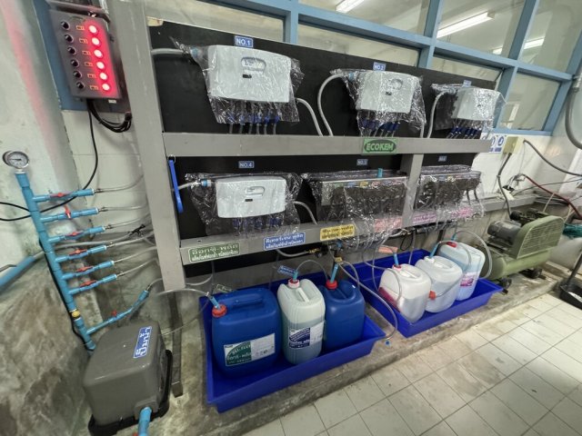 Automatic Laundry Chemical Dispensing System ﻿Installation & Development