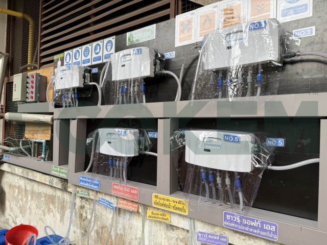 Automatic Laundry Chemical Dispensing System Installation