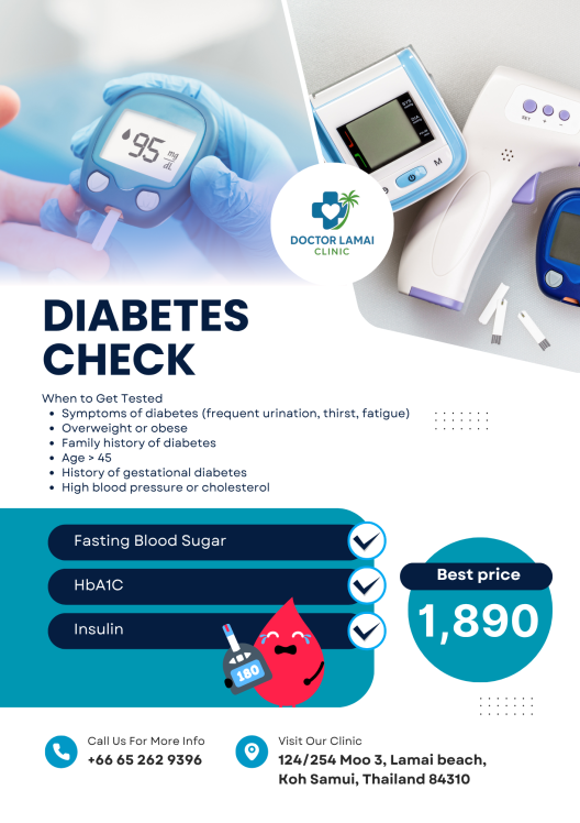 Affordable Health Check-Up Package at Doctor Lamai Clinic