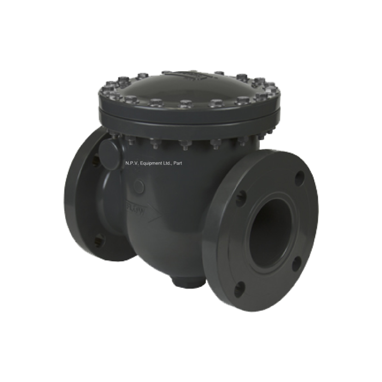WF - UPVC SCH80 Single Union Ball Check Valve Threaded BSPT