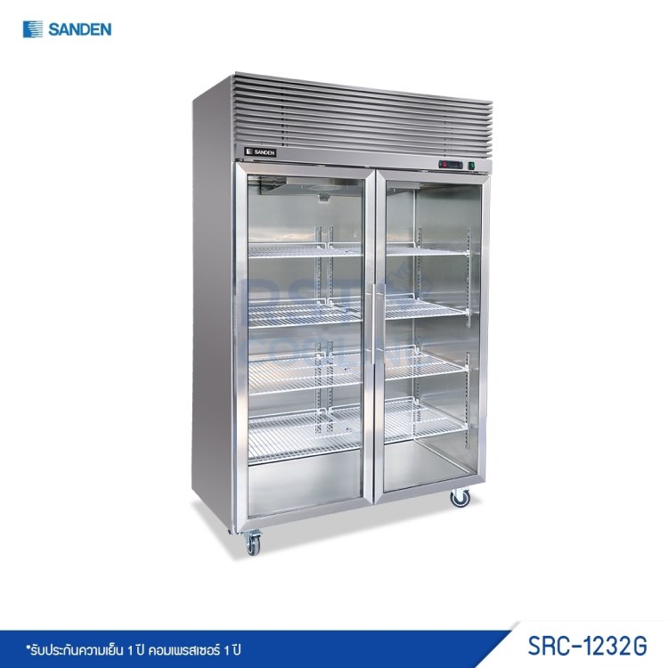 ตู้แช่เย็นสแตนเลส 4 ประตู Sanden รุ่น SRC-1232
