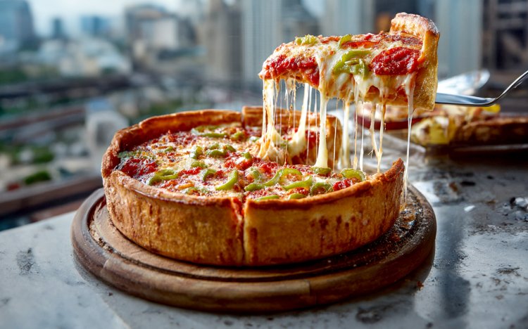 Deep Dish Pizza: The Legend of Chicago's Deep-Pan Pizza